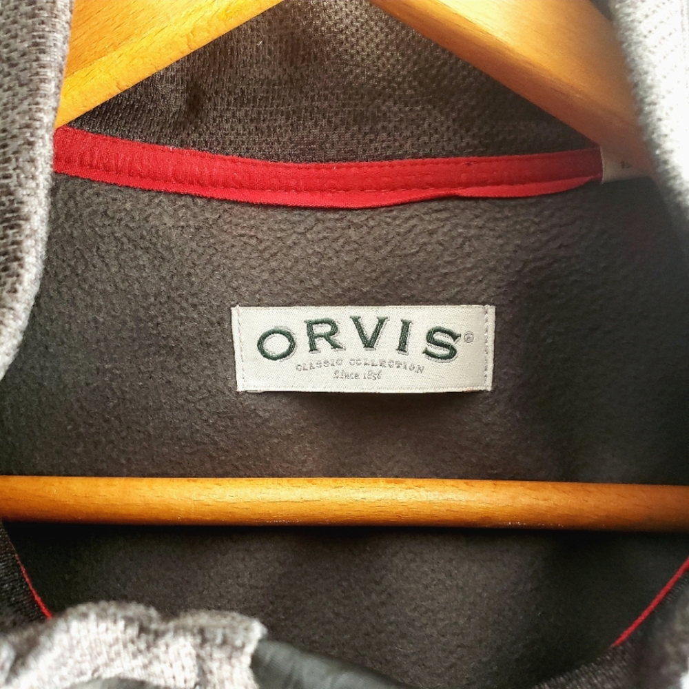 Orvis Classic Collection Full Zip Men's Xl Gray Fleec… - Gem
